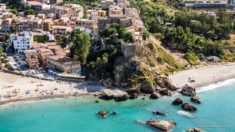 Italy, Sicily, Messina, Castel di Tusa - TRIPinVIEW
