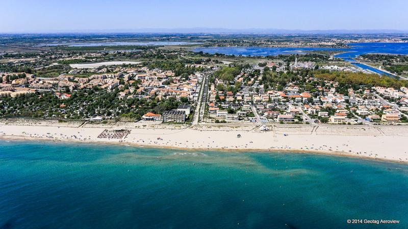 France, Languedoc-Roussillon, Hérault, Béziers, Marseillan Plage ...