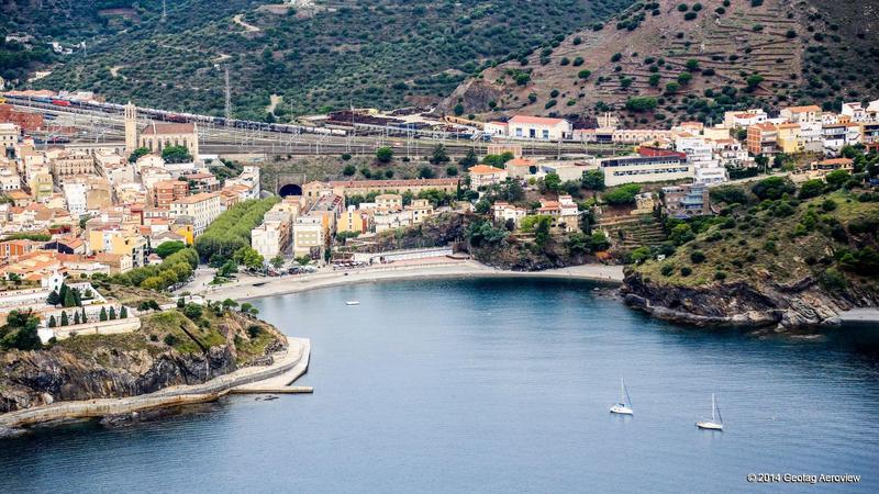 France, Languedoc-Roussillon, Pyrénées-Orientales, Céret, Portbou ...