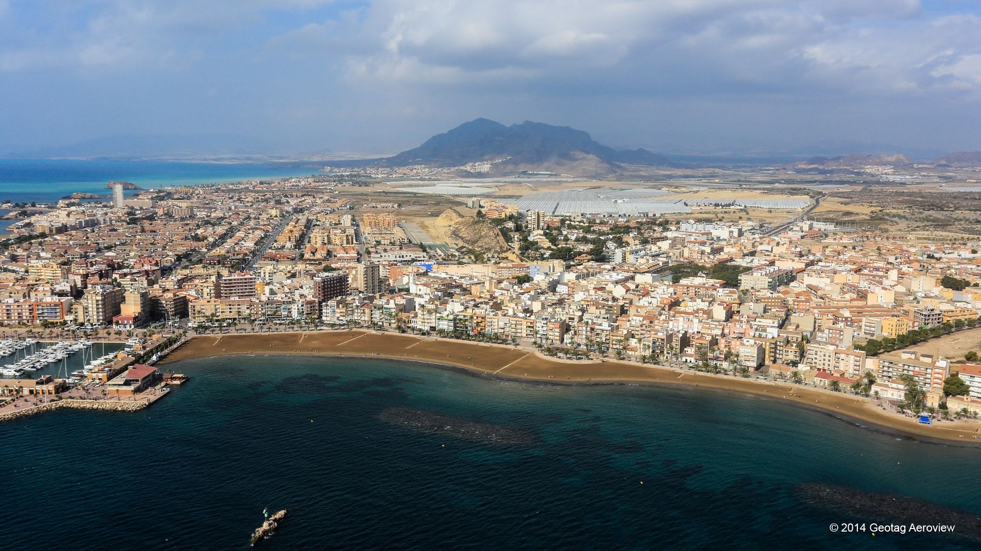 TRIPinVIEW: beach Puerto de Mazarron Beach